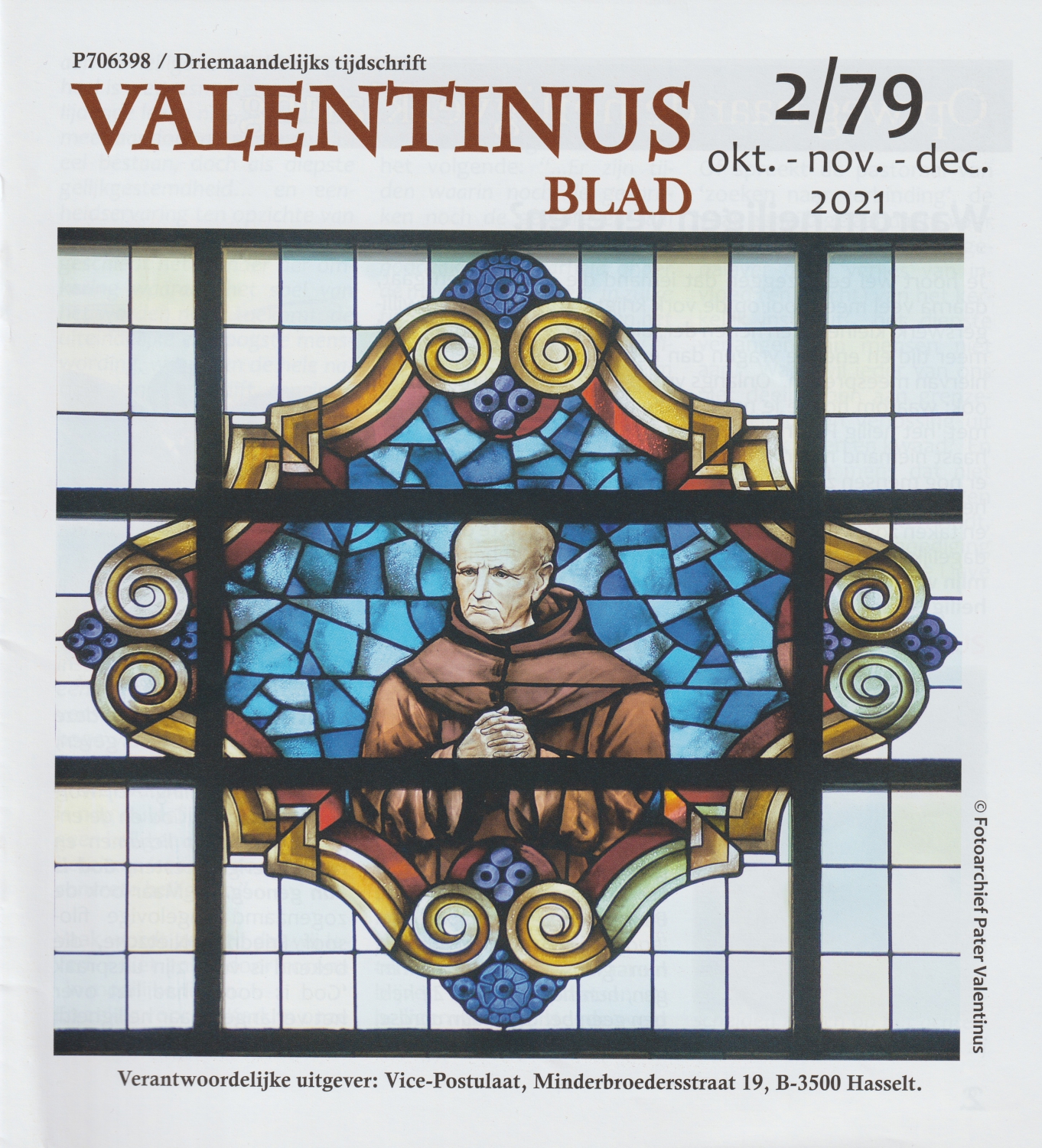 Vice-Postulaat Valentinus Paquay – Minderbroeders Franciscanen